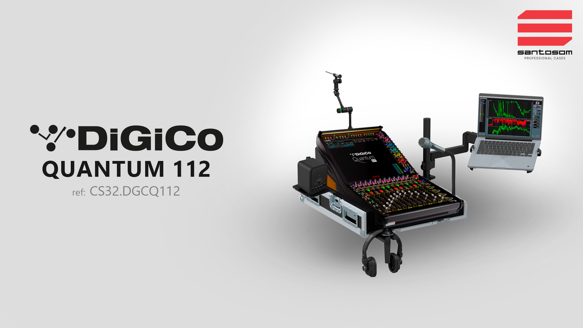 DiGiCo Quantum 112 — Santosom - Professional Cases