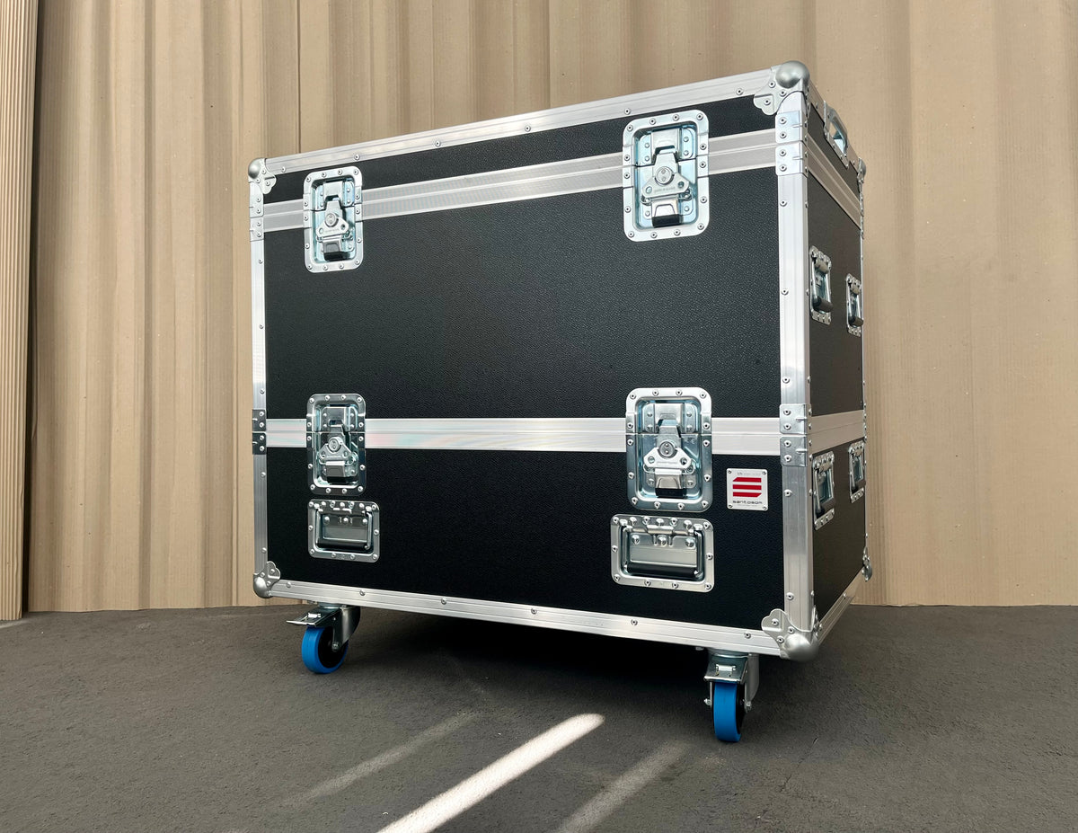 Santosom Double Deck Par Led Flight Case — Santosom - Professional Cases