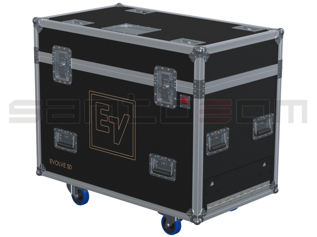 Santosom Cabinet Flight Case Pro, 2x Electro-Voice Evolve 50 — Santosom ...