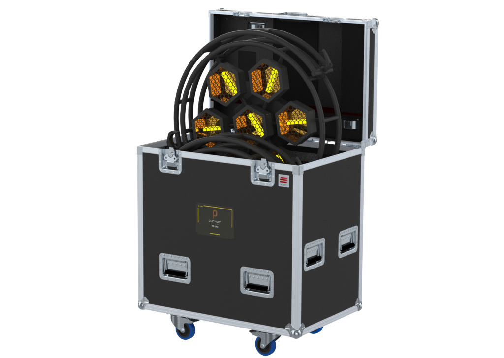Santosom Projector Flight case PRO, 2x Portman P1 EVO — Santosom ...