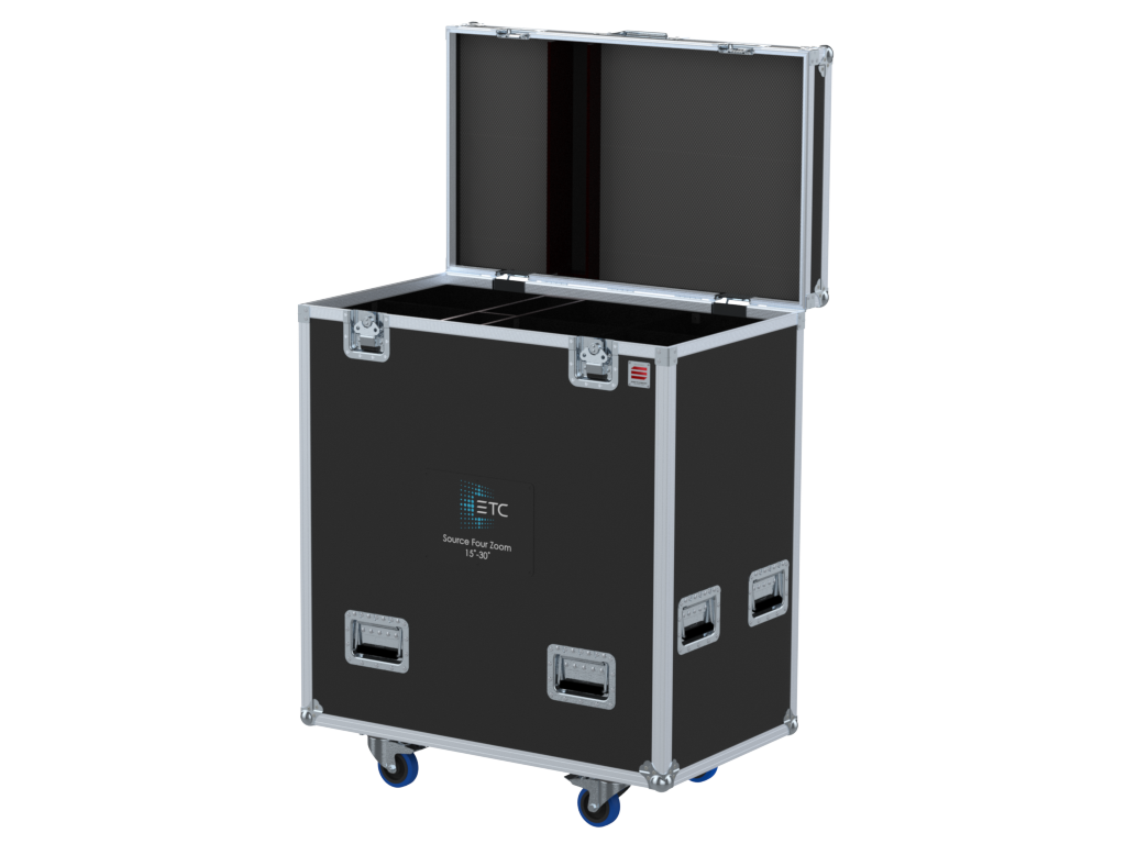 Santosom Projector Flight case PRO, 6x ETC Source Four Zoom 15º-30º (c ...