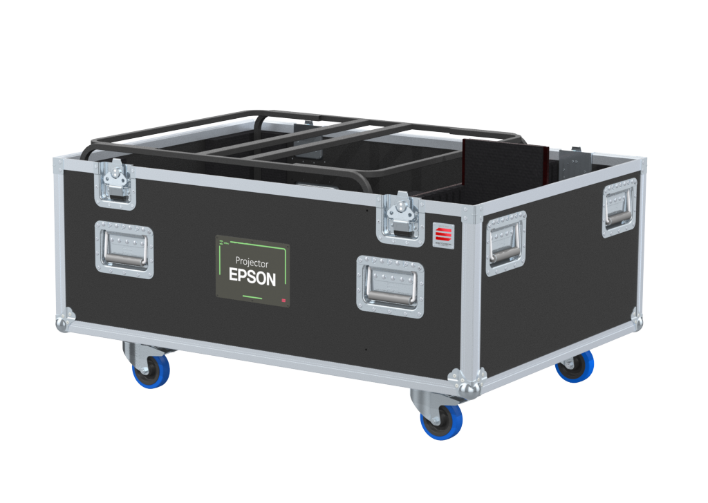 Santosom Video Projector Flight case PRO-2, Frame (840x745x405) + 205 ...
